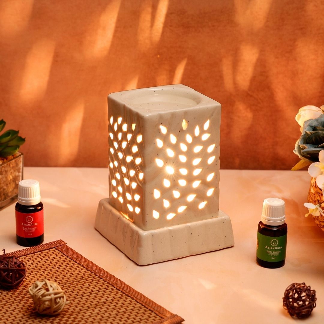 Rectangular Prism Electric Diffuser - White – Asian Aura