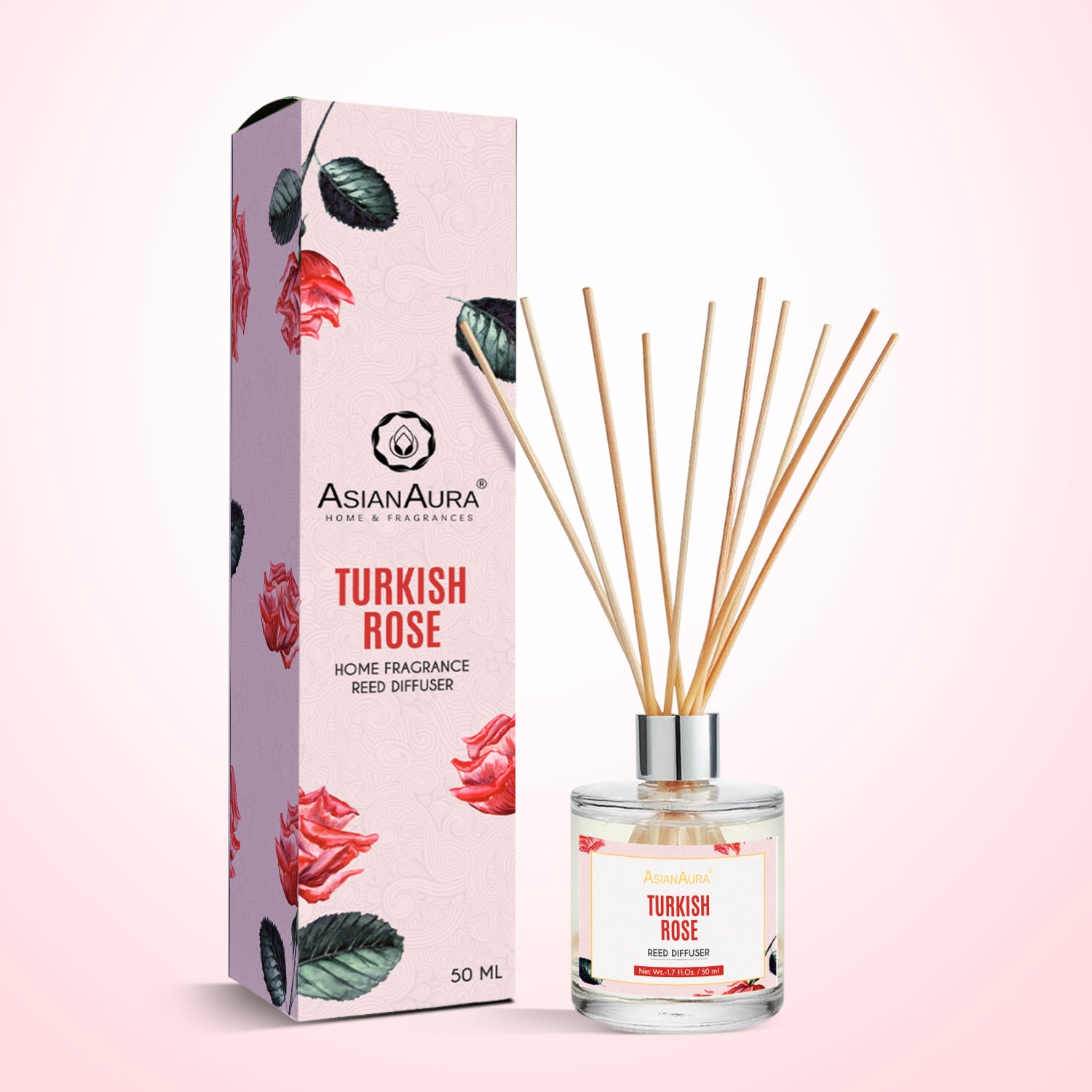 Turkish Rose Reed Diffuser - 50 ml – Asian Aura